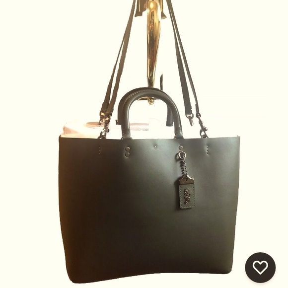 Coach | Bags | Nwt Coach 941 Rogue Tote Wfloral Bow Style 2843 In Ivy ...